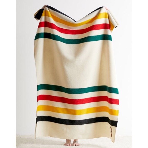 Pendleton | Bedding | Pendleton Glacier Stripe Throw Blanket Polyester ...